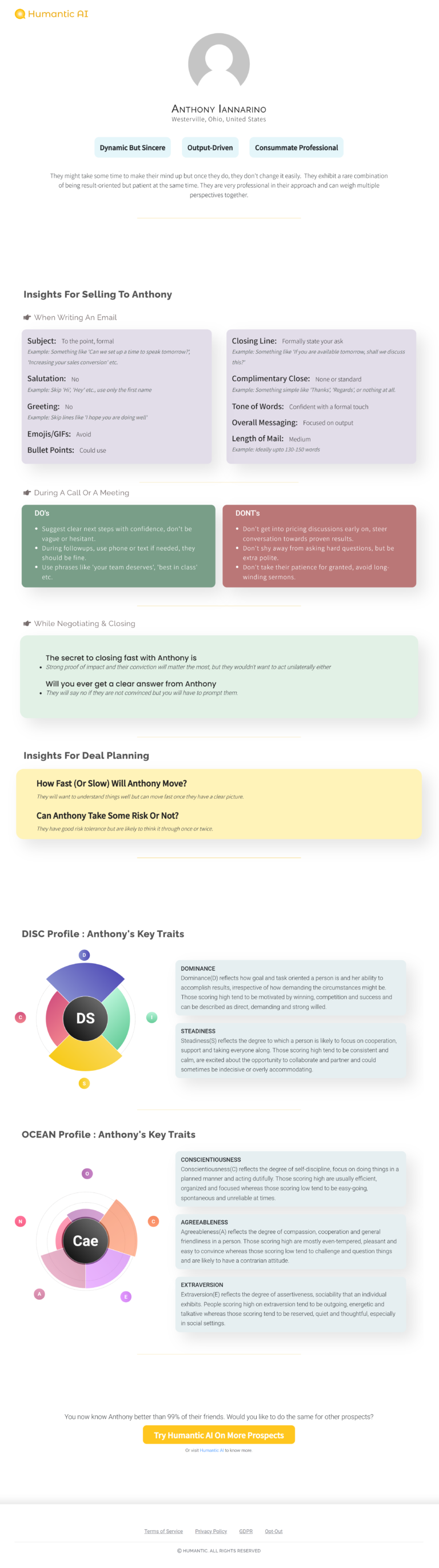 How To Make Discovery Calls More Effective With Humantic AI
